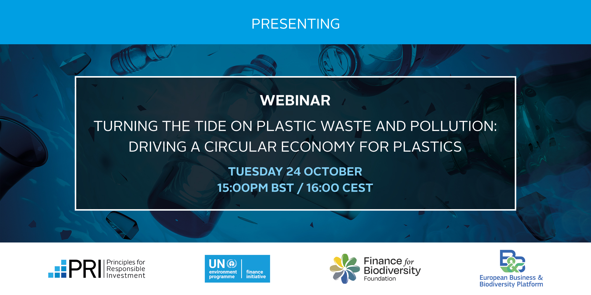 Join our webinar on Plastic waste and pollution on 24 October | Finance ...